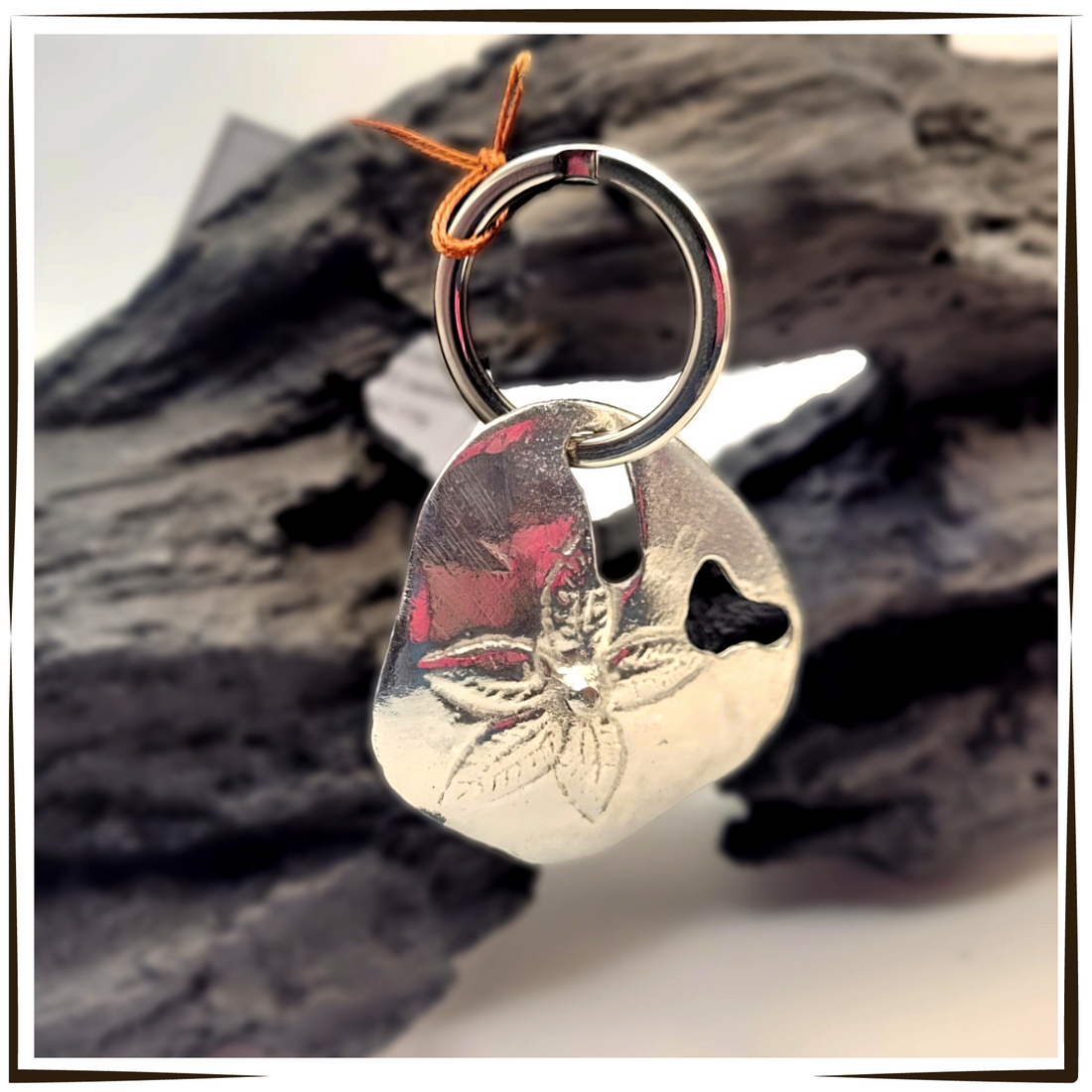 Pewter - Unique Sand Dollar Keyring – African Pewter